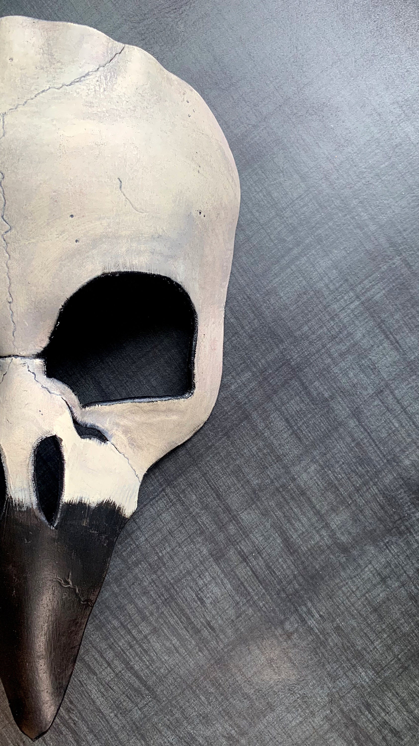 Handmade Leather Bird Skull Mask - Etsy