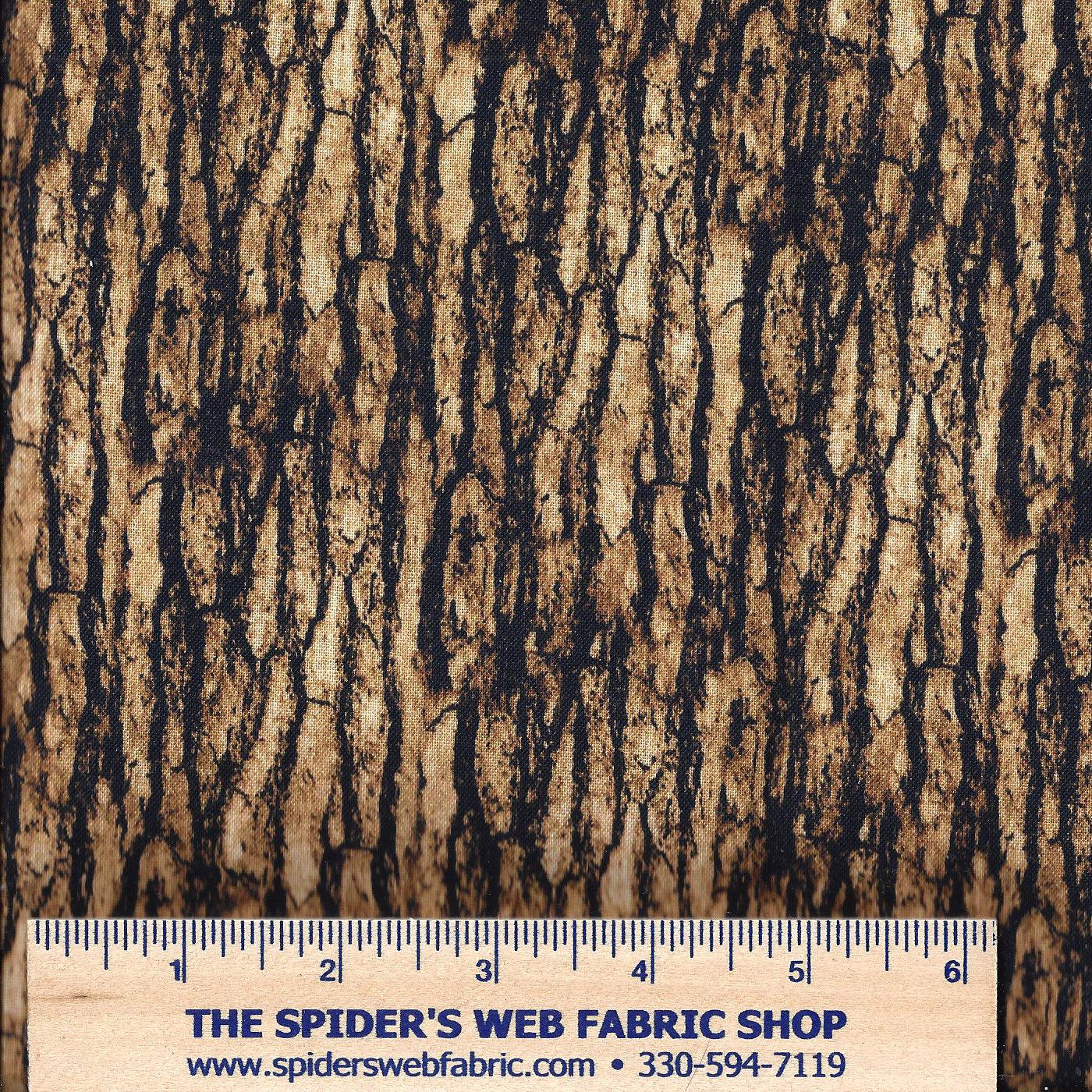Tree Bark Pattern Fabric