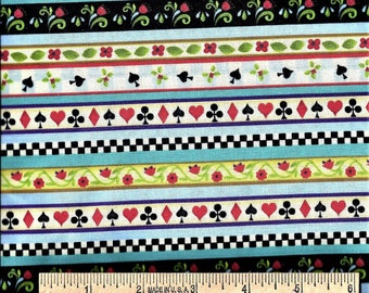 Playing Cards Fabric | Etsy