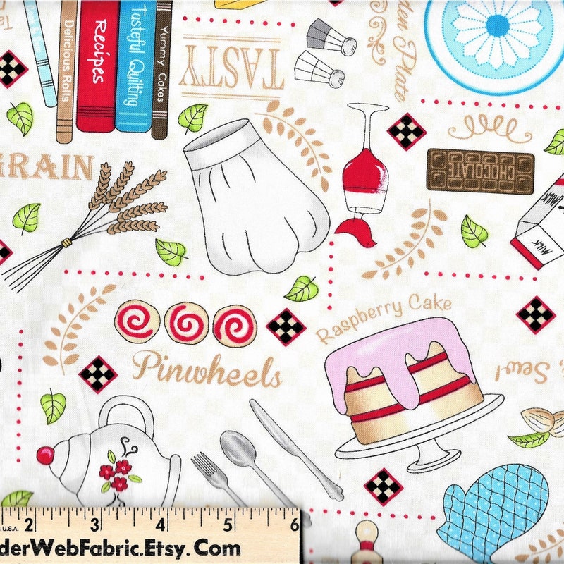 Food Theme Fabric - Etsy