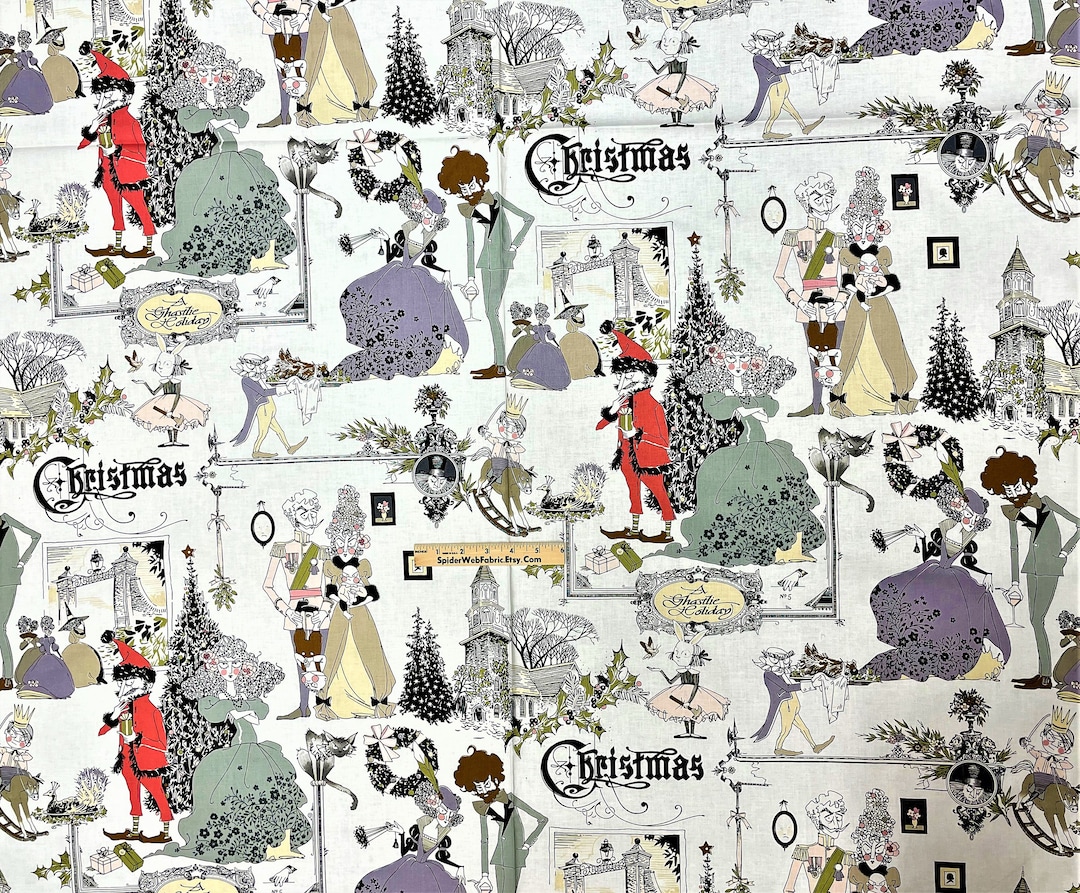 The GHASTLIES HOLIDAY Alexander Henry Ghastlie Fabric Novelty Christmas ...