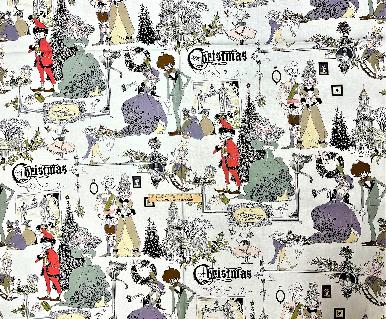 The GHASTLIES HOLIDAY Alexander Henry Ghastlie Fabric - Etsy