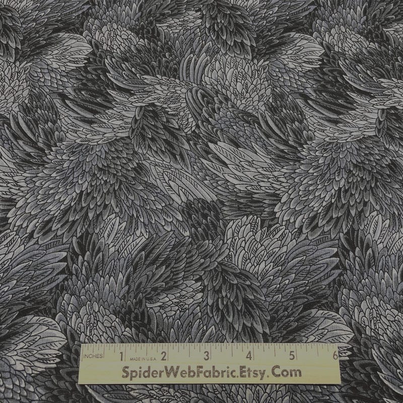 Feather Fabric - Etsy
