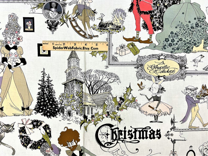 The GHASTLIES HOLIDAY Alexander Henry Ghastlie Fabric - Etsy