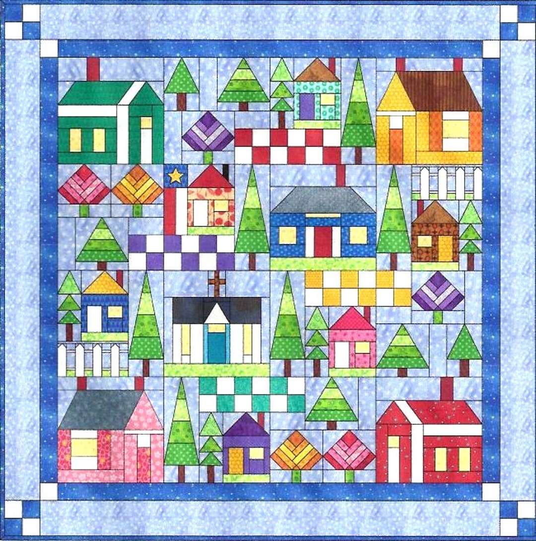 ALL AROUND the NEIGHBORHOOD Block Patterns- Over 50 Pages Build Your ...