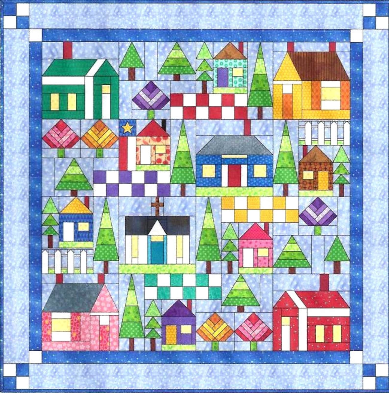 ALL AROUND the NEIGHBORHOOD Block Patterns- Over 50 Pages Build Your ...