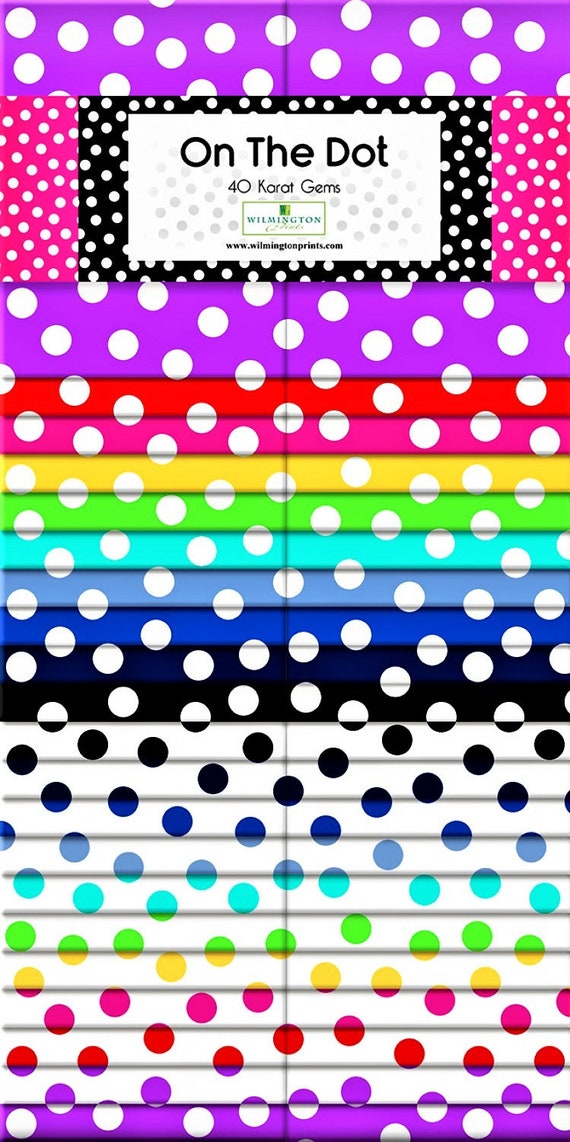 ON the DOT Jelly Roll Pack 40 Essential Gems Forty | Etsy