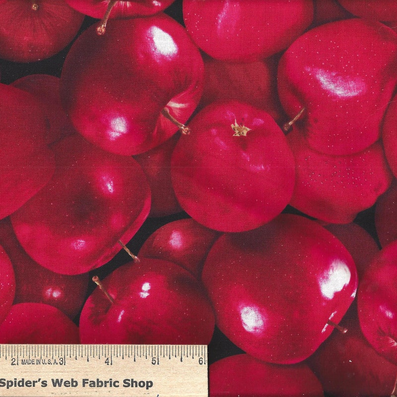 Apple Fabric - Etsy UK
