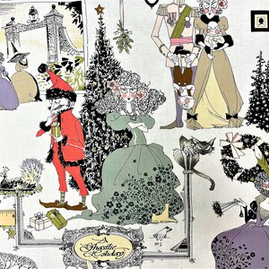 The GHASTLIES HOLIDAY Alexander Henry Ghastlie Fabric Novelty Christmas ...