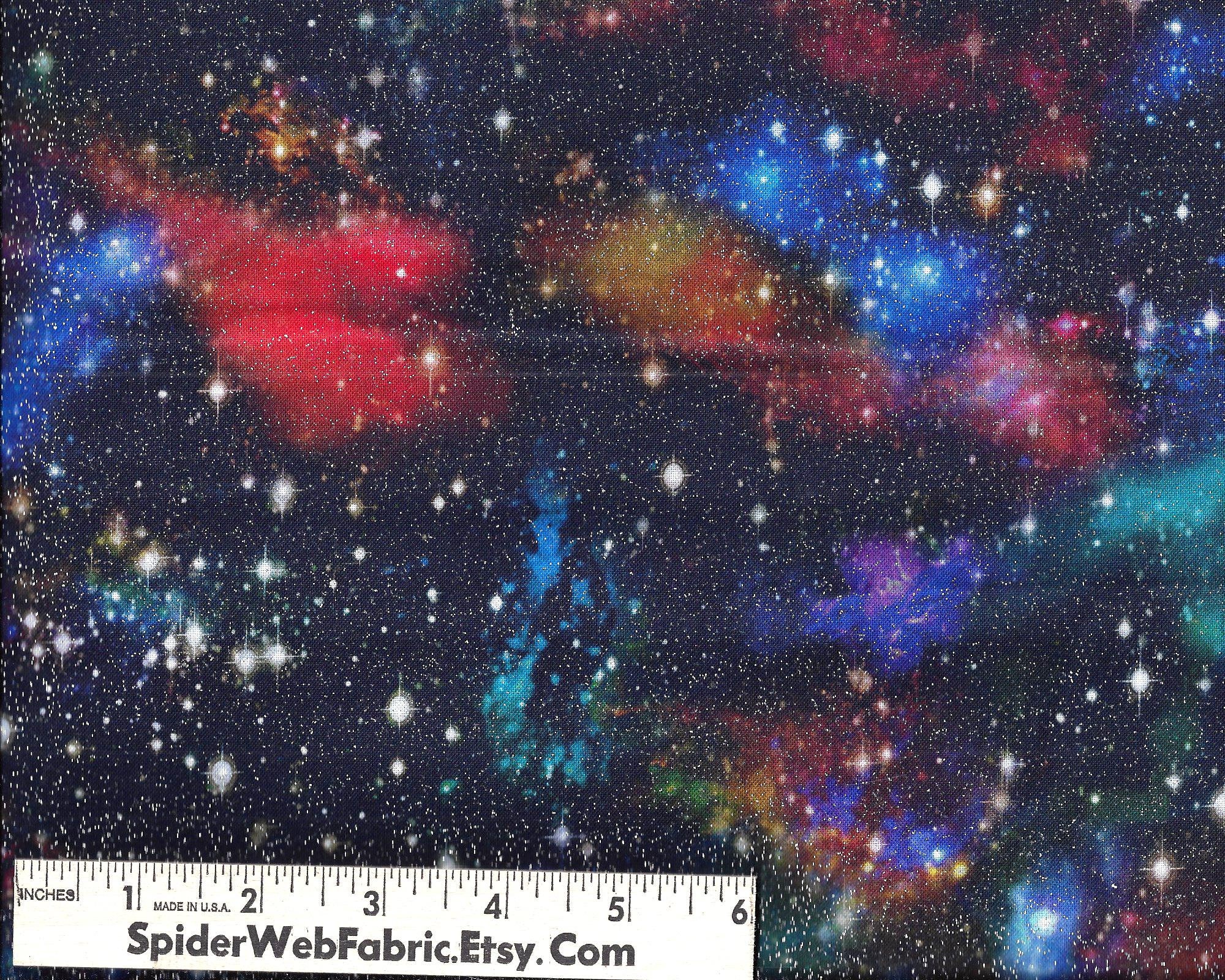 ATMOSPHERE Fabric Deep Space Outer Limits Stargazers Digital | Etsy