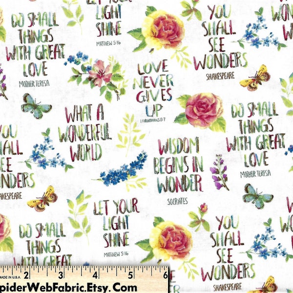Bible Verse Fabric - Etsy