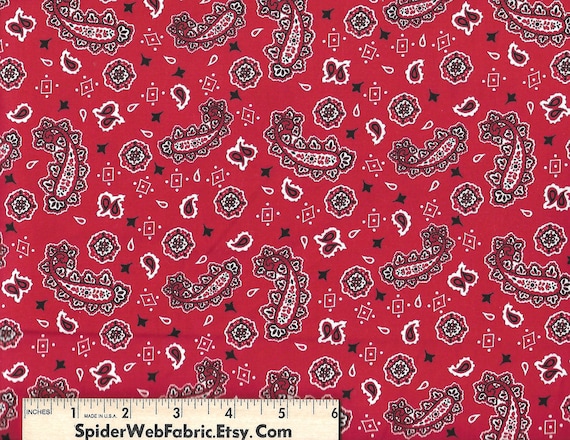 Roter Stoff Mit Bandana Aufdruck Herren Sweatshirt Mit