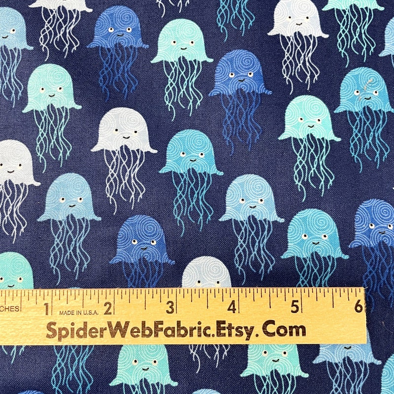Jellyfish Fabric - Etsy