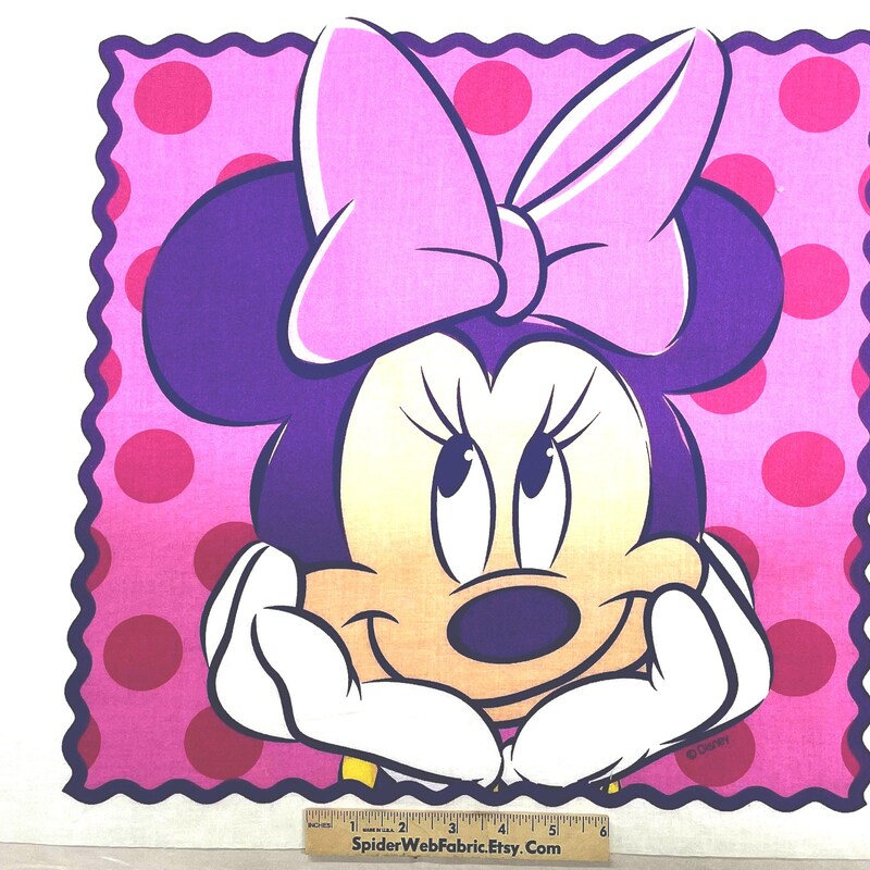 Minnie Mouse Fabric - Etsy
