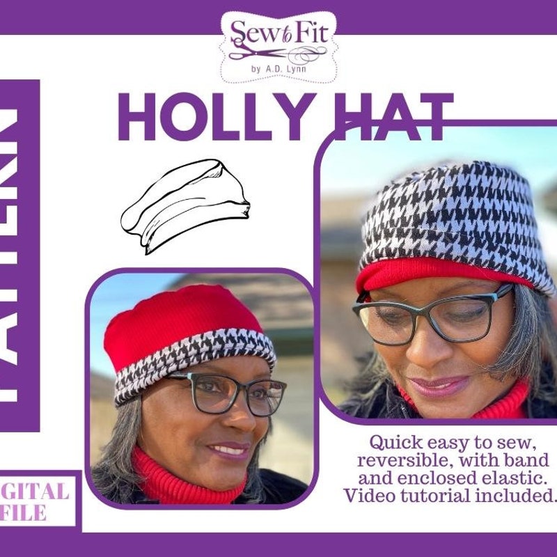 Pdf Hat Pattern Etsy