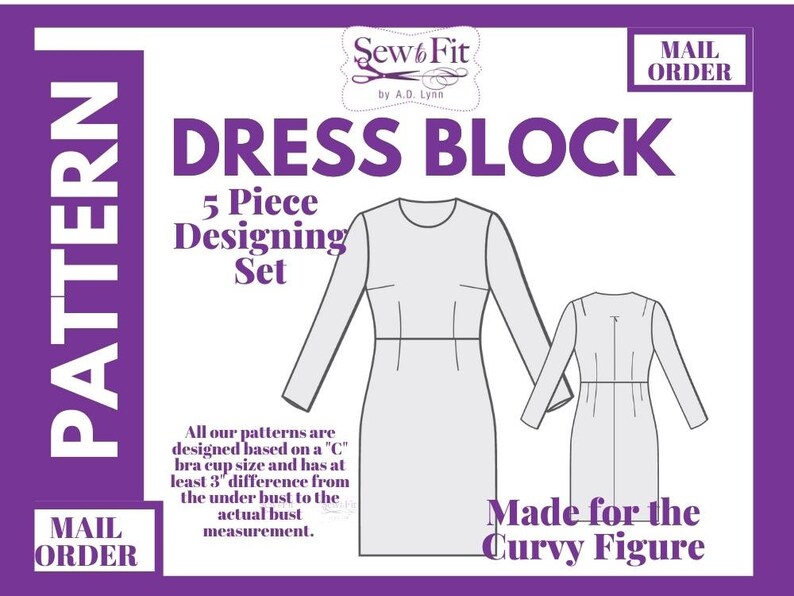 Ecourse and Designing Dress Block (sewing Pattern) (free Ecourse) - Etsy