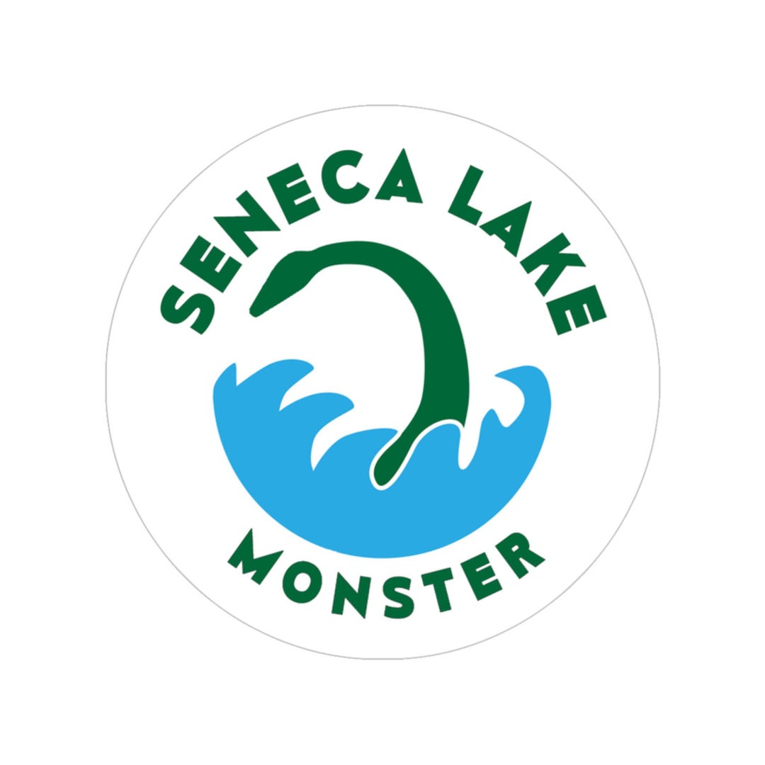Seneca Lake Monster Transparent Outdoor Sticker - Waterproof Decal for ...