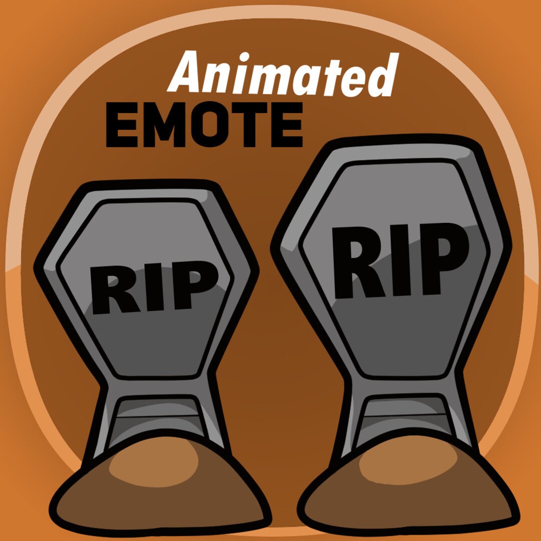 Animated RIP Emote | for Twitch, Kick or Discord - Etsy