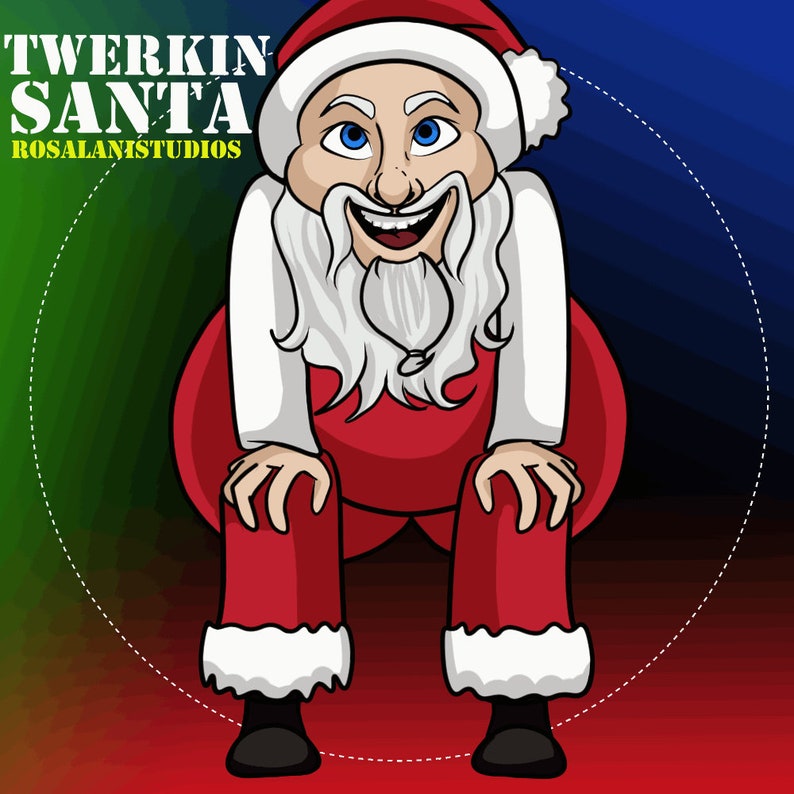 Twerking Santa GIF - Stream Asset or Stream Alert for Youtube, Twitch ...