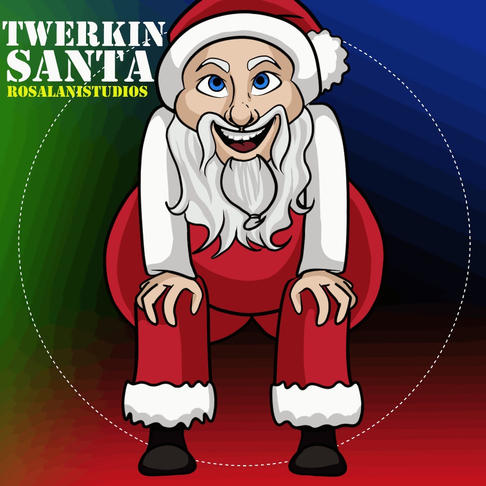 Twerking Santa GIF - Stream Asset or Stream Alert for Youtube, Twitch ...
