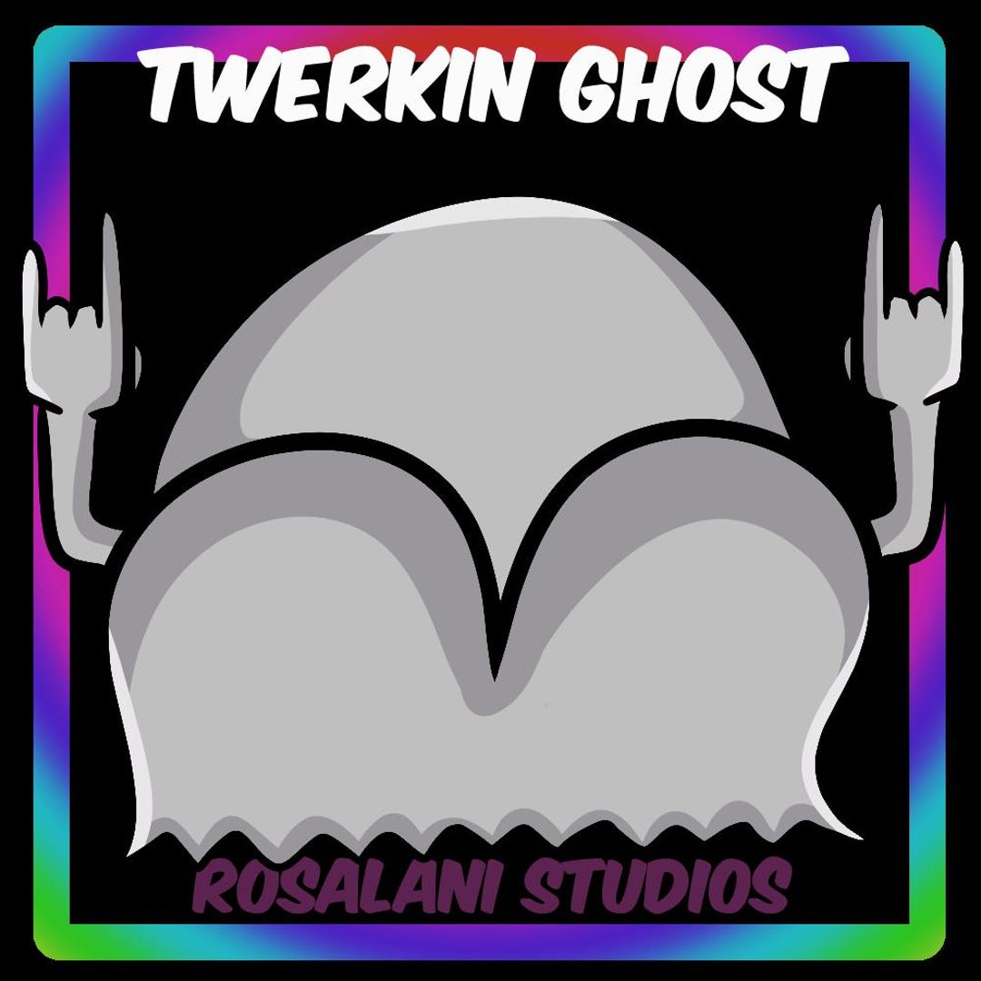 Twerking Ghost Emote, GIF, Use on Twitch, Kick, Discord or as a Stream ...