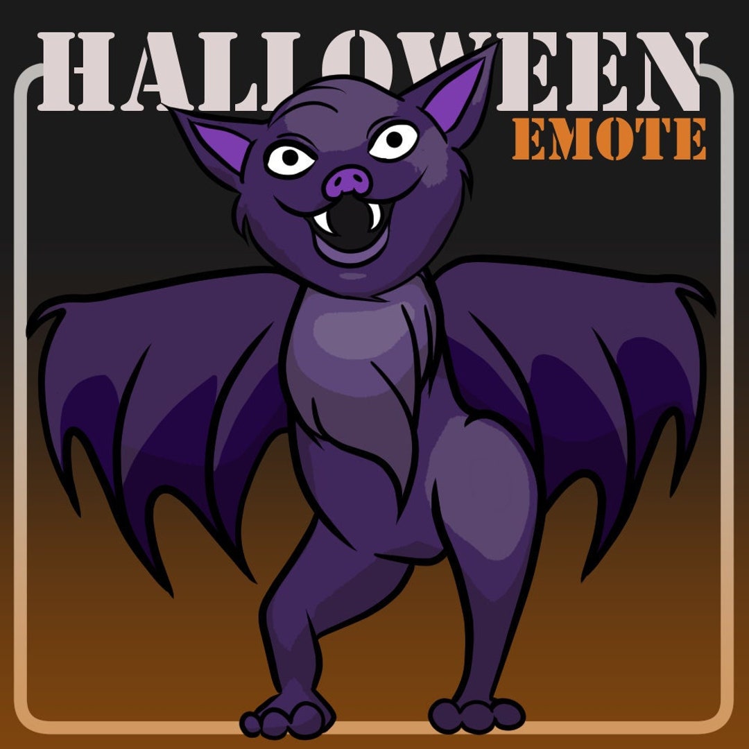 Halloween Dancing Bat Emote for Twitch, Discord, KICK, or Use as a ...