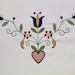 Tulipan #8- Machine Embroidery Design in the Kashubian Folk Art Style ...