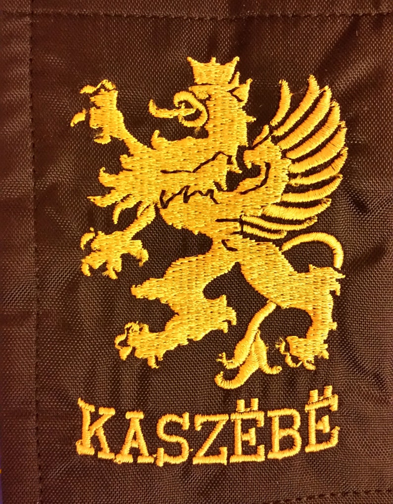 Kashubian Griffin Flag Logo Machine Embroidery Vp3 File Sized for Shirt ...