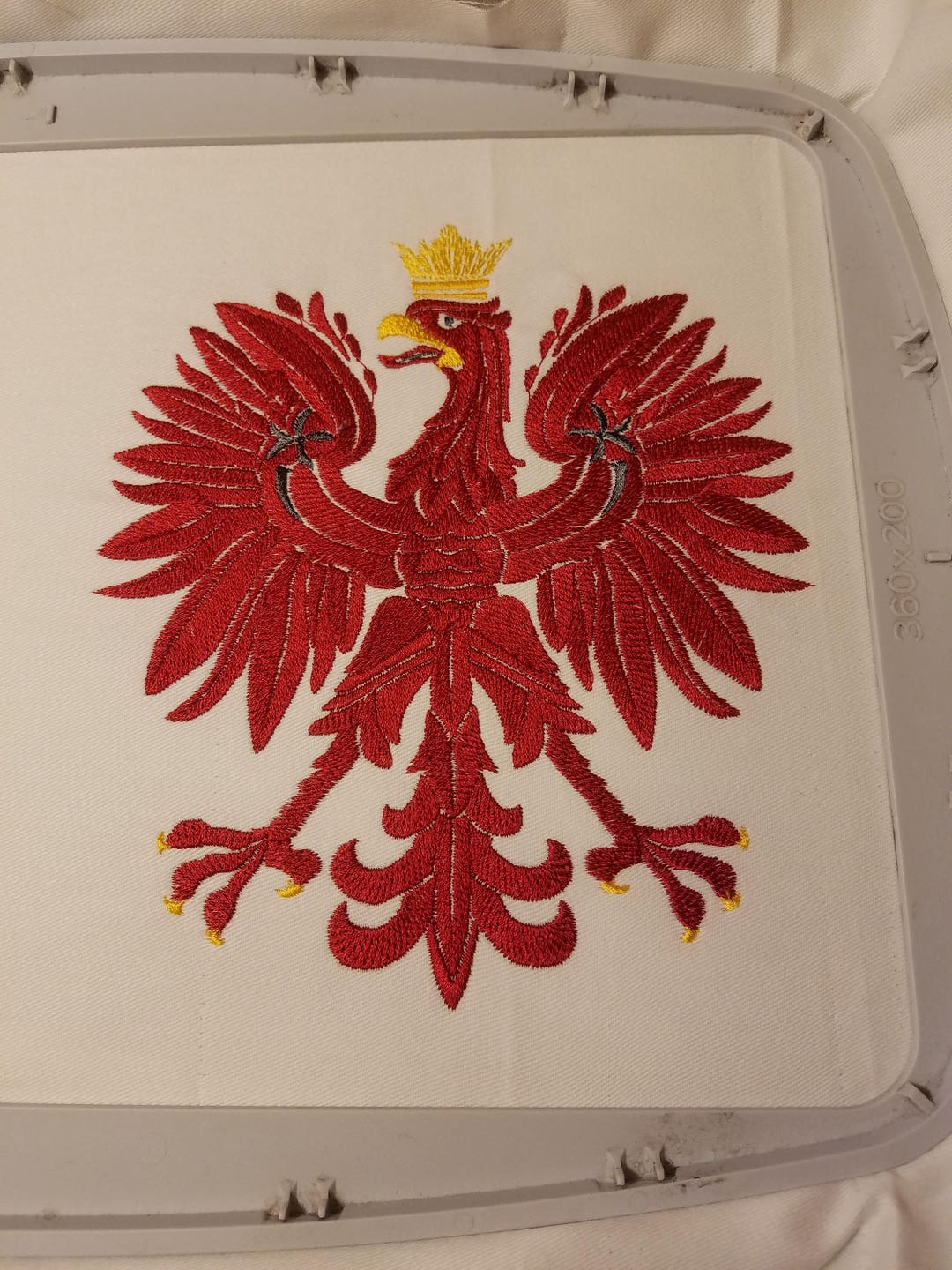 Polish Eagle -in 2 Sizes Large 6.5x7.5 Inches & Small 3.5x4 Inches ...