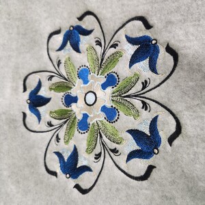 Rosemaling Machine Embroidery R4 Rogaland Style in 3 Sizes: 10, 9, and ...