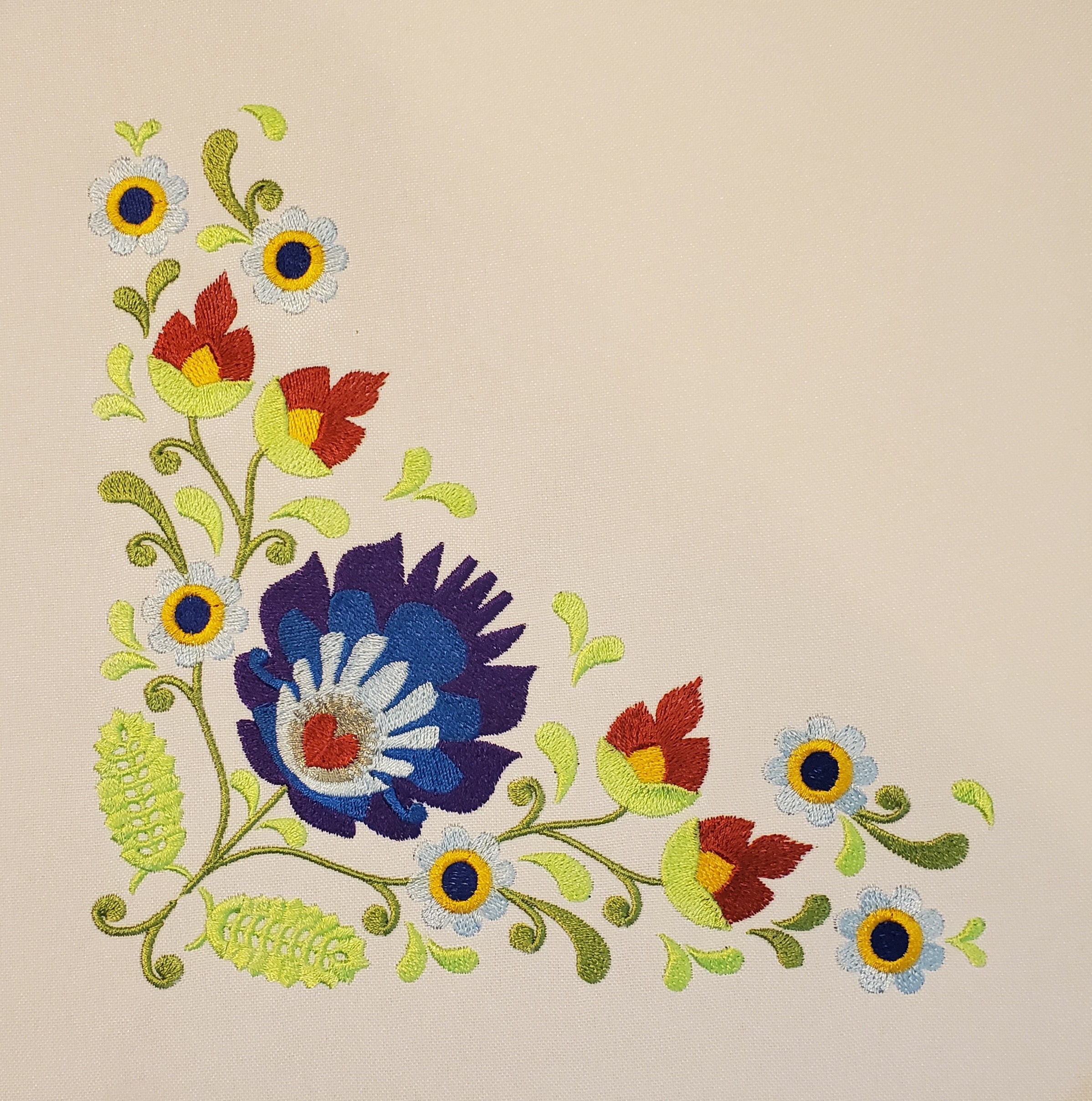 Wycinanki Style Polish Folk Art Design Pack E in 3 Sizes for Machine ...