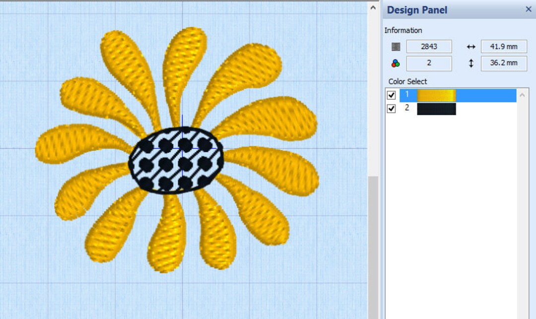 Margaretka - Machine Embroidery Design in the Kashubian Folk Art Style ...
