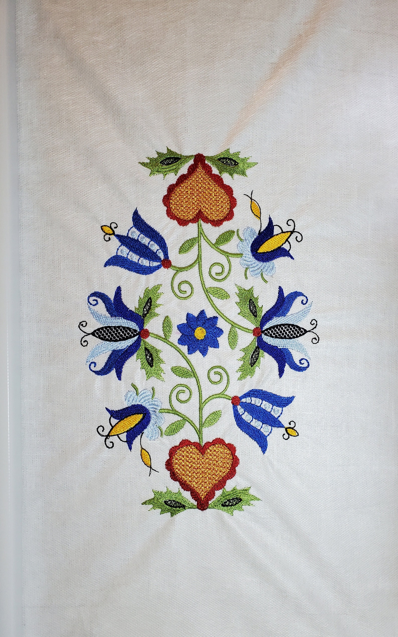 Oval Floral Design 4O in the Traditional Kashubian Style (poland ...