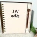Jw Notebook / JW Notes / Jw Gifts / Jw Workbook / JW Broadcasting ...