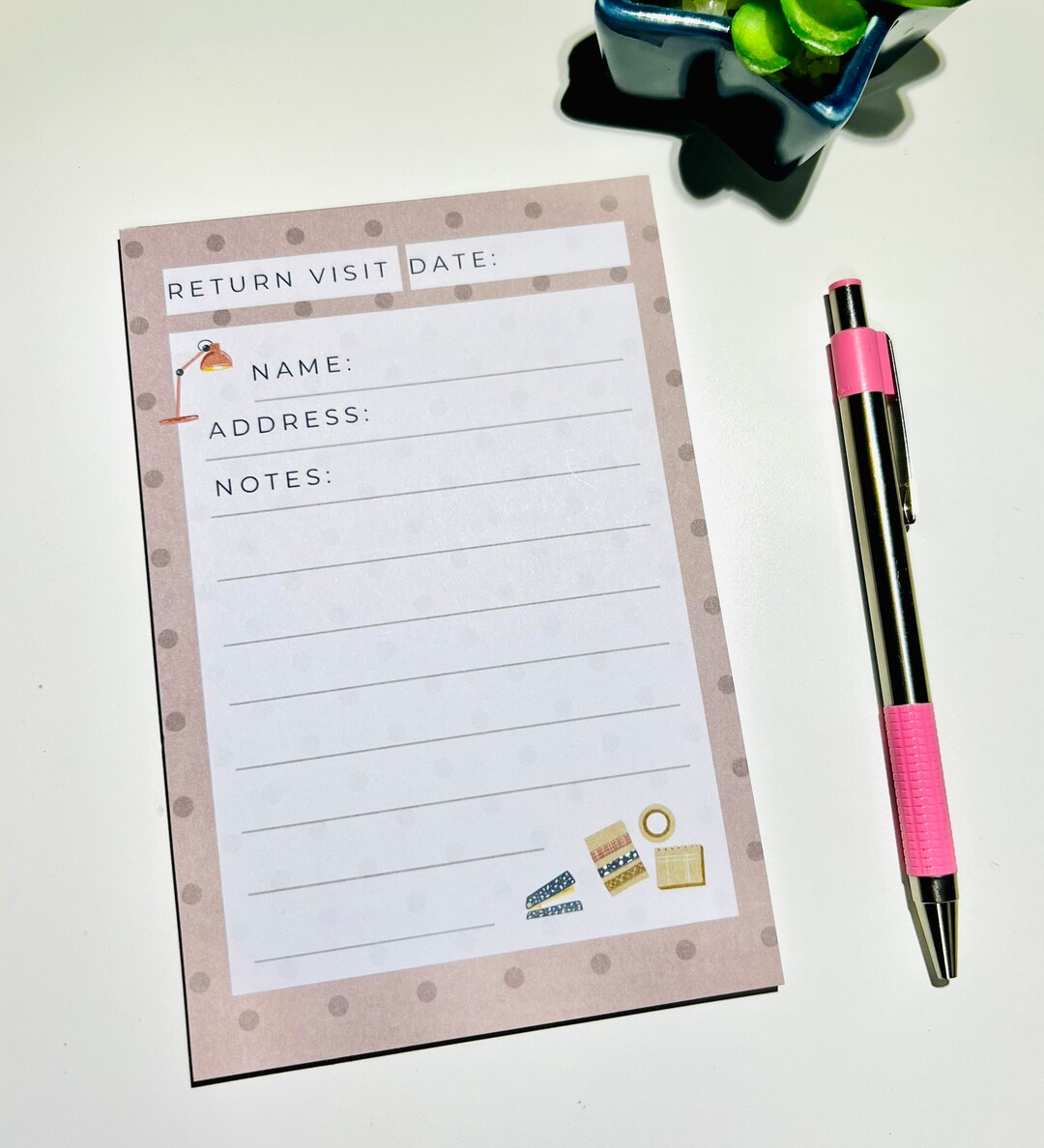 Jw Return Visit - Jw Return Visit Notepad - Return Visit Récord - JW ...