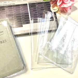 Clear Bible Cover Jw - Jw Transparent Medium Bible Cover - Jw Gift ...