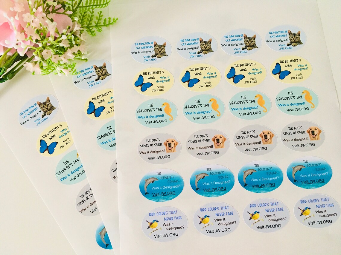 Jw Stickers JW Stickers Was It Designed English and - Etsy