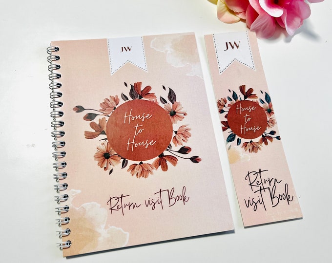 Jw House to House Record Jw Return Visit Book Field Service Report Jw ...