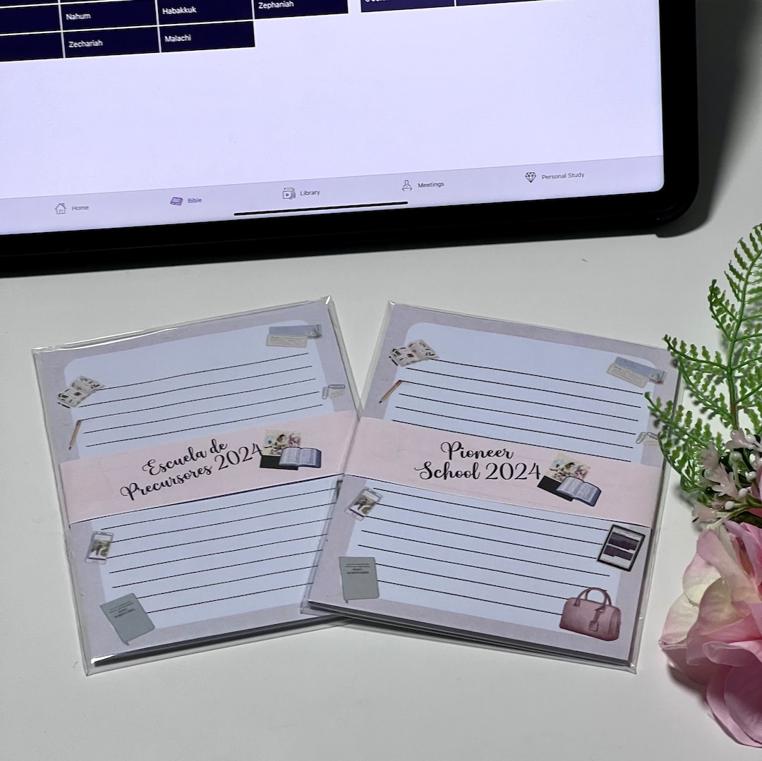 Jw Notepad - JW Ministry - Jw Gifts - Jw Pioneer School - Etsy