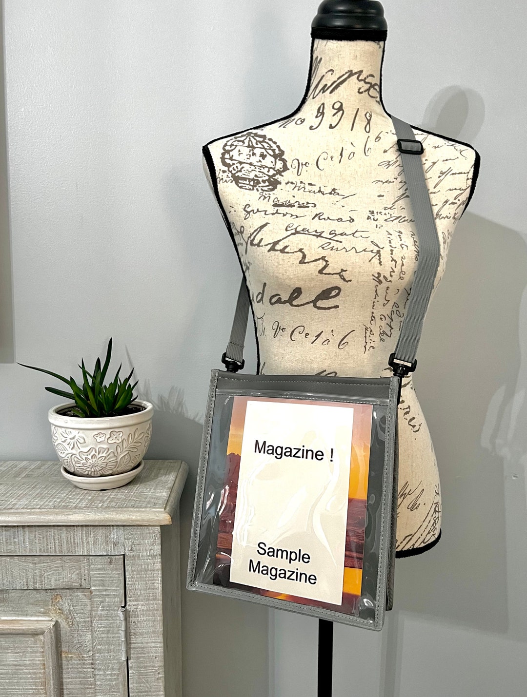 Jw Ministry Bag - Jw Perzonalized Bag - Gray Ministry Bag - Jw Lightly ...