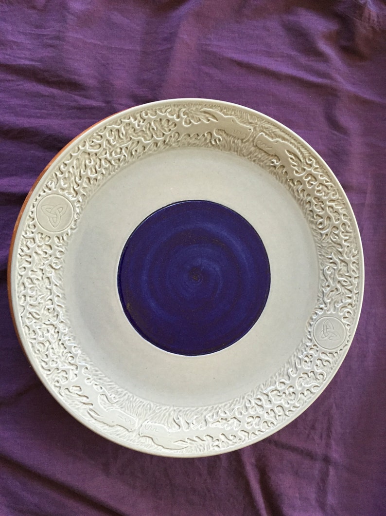 Blue Dragon Platter - Etsy