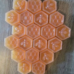 Bee and Honeycomb Mini Soaps - Etsy