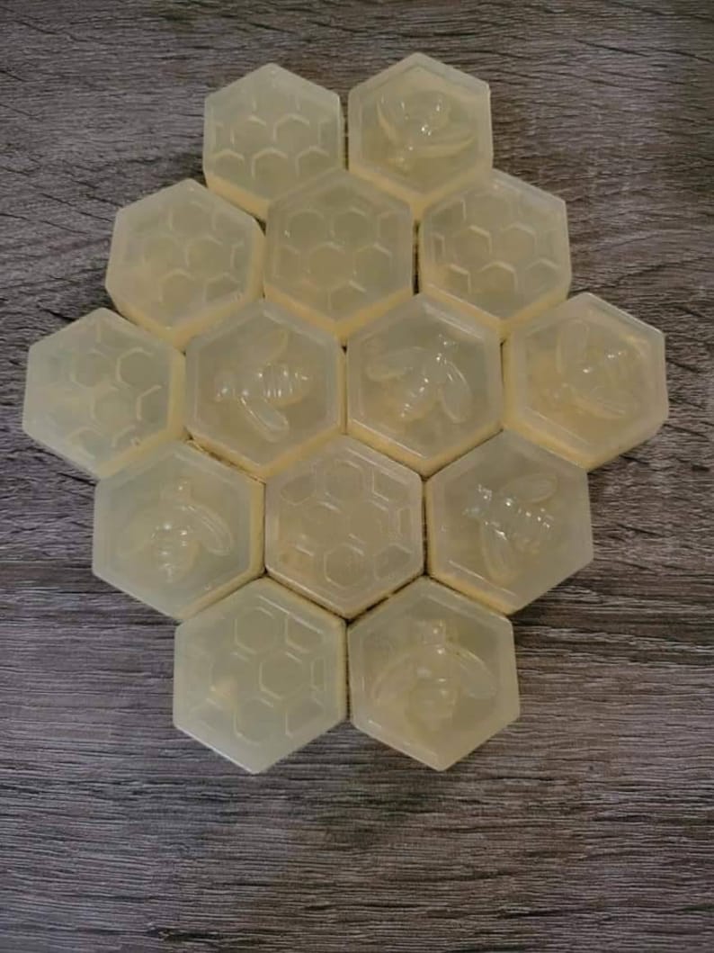 Bee and Honeycomb Mini Soaps - Etsy