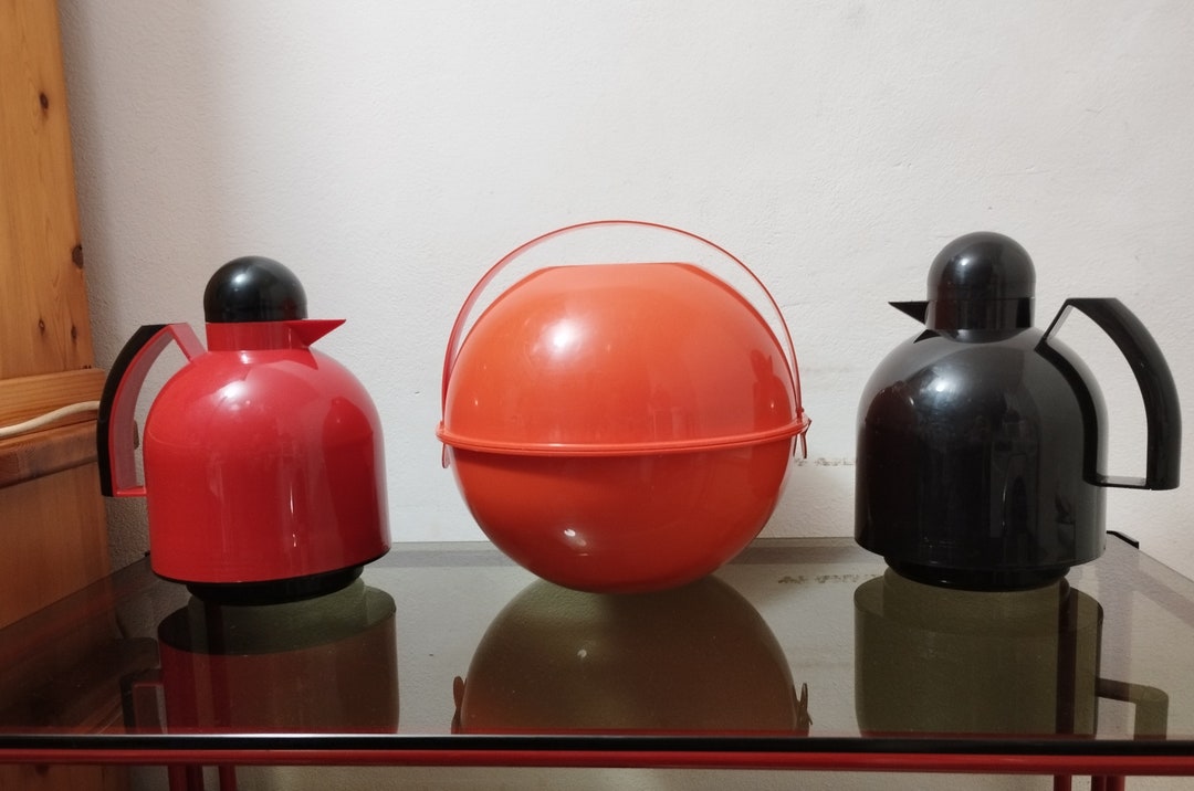 Guzzini Pic Boll Picnic Set With Two Thermos by Carlo Viglino Authentic ...