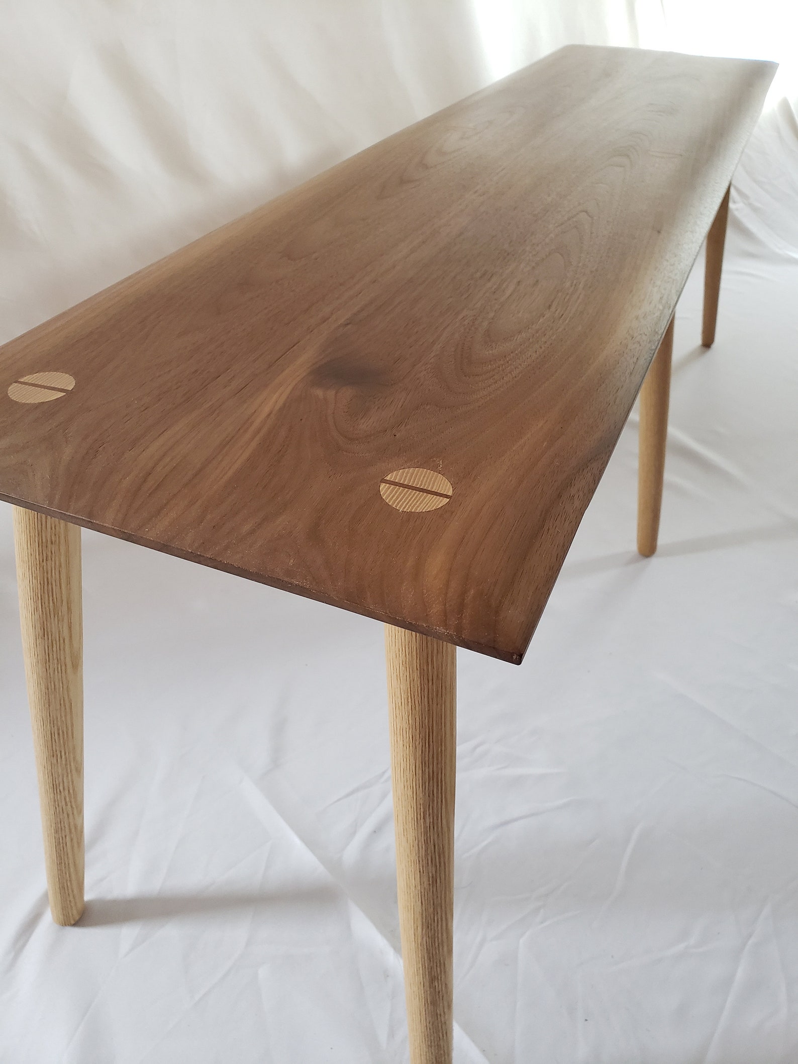 Handmade Walnut Bench 44 - Etsy