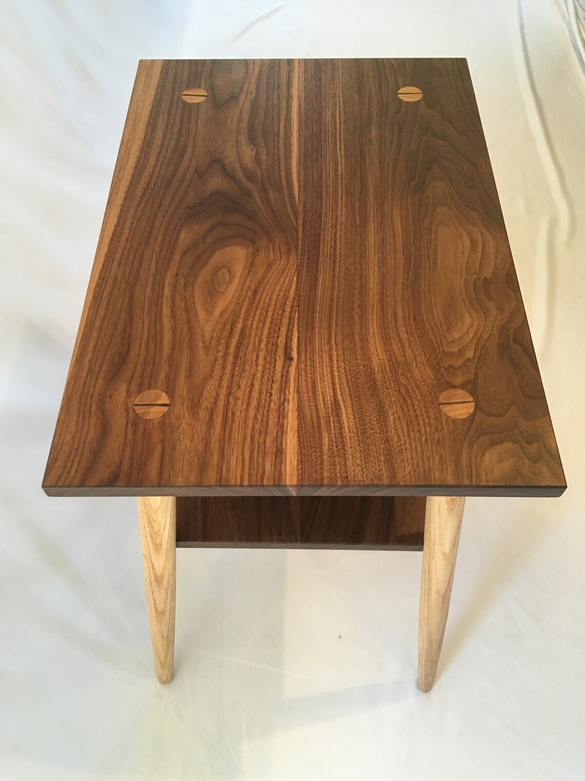 Handmade Walnut Side Table 19 - Etsy