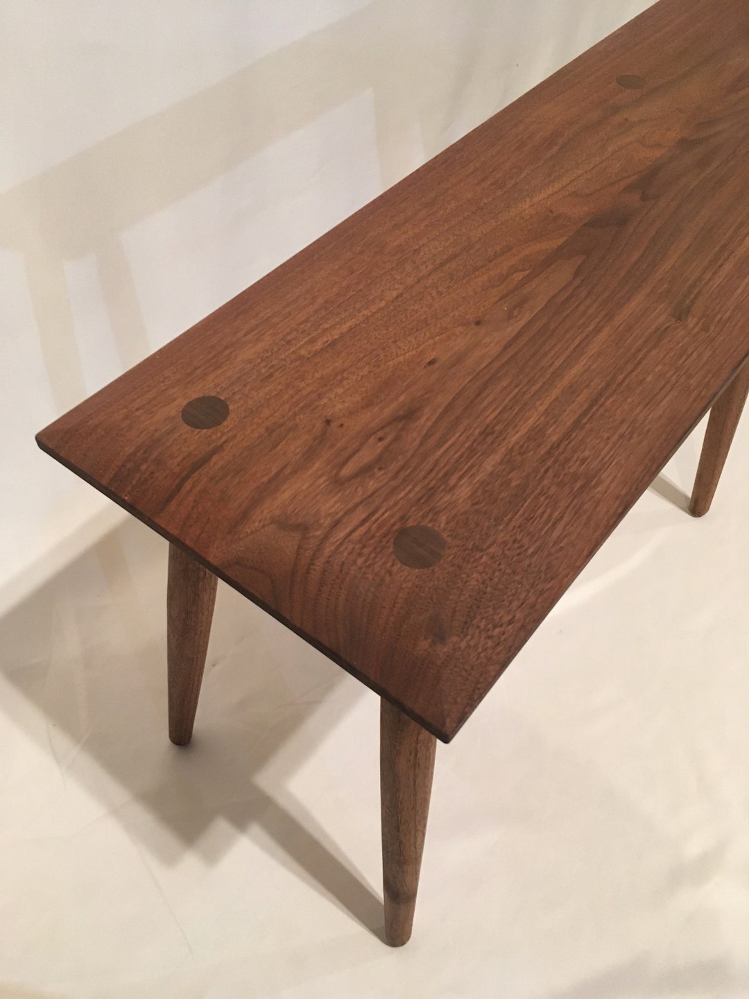 Handmade Walnut Bench 44" - Etsy