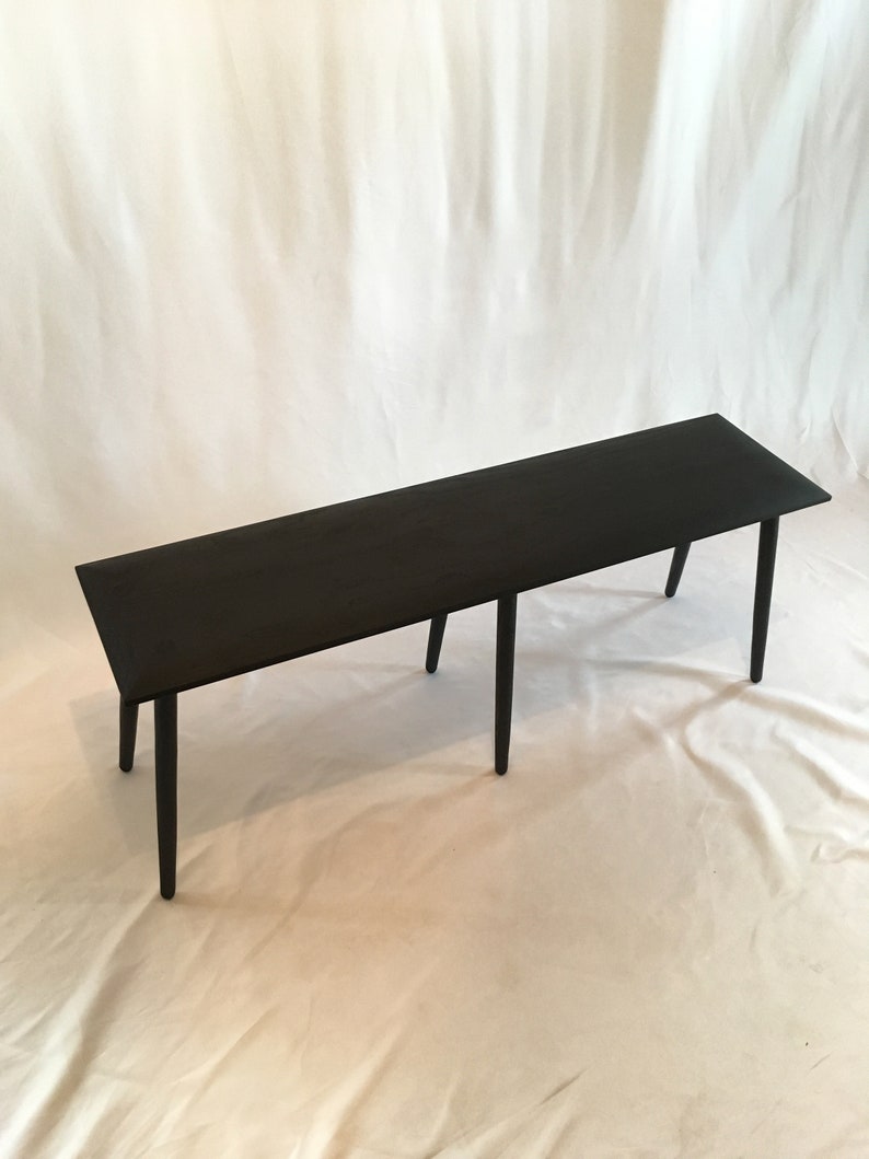 Handmade Black Ash Bench 44 | Etsy