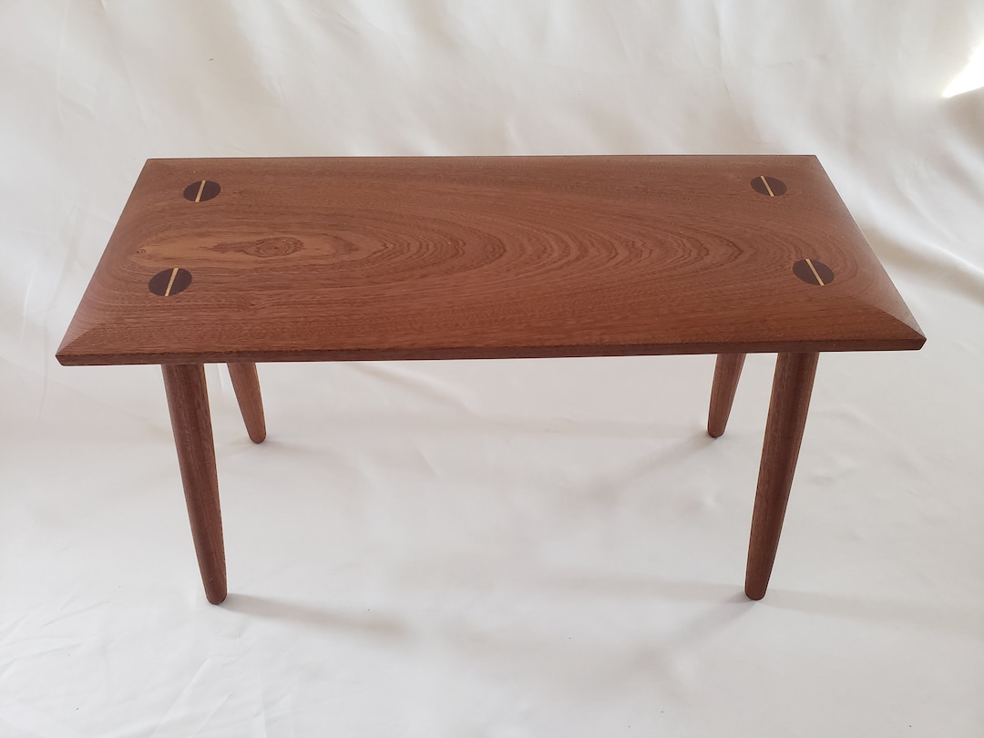 Handmade Mahogany Bench 24" - Etsy