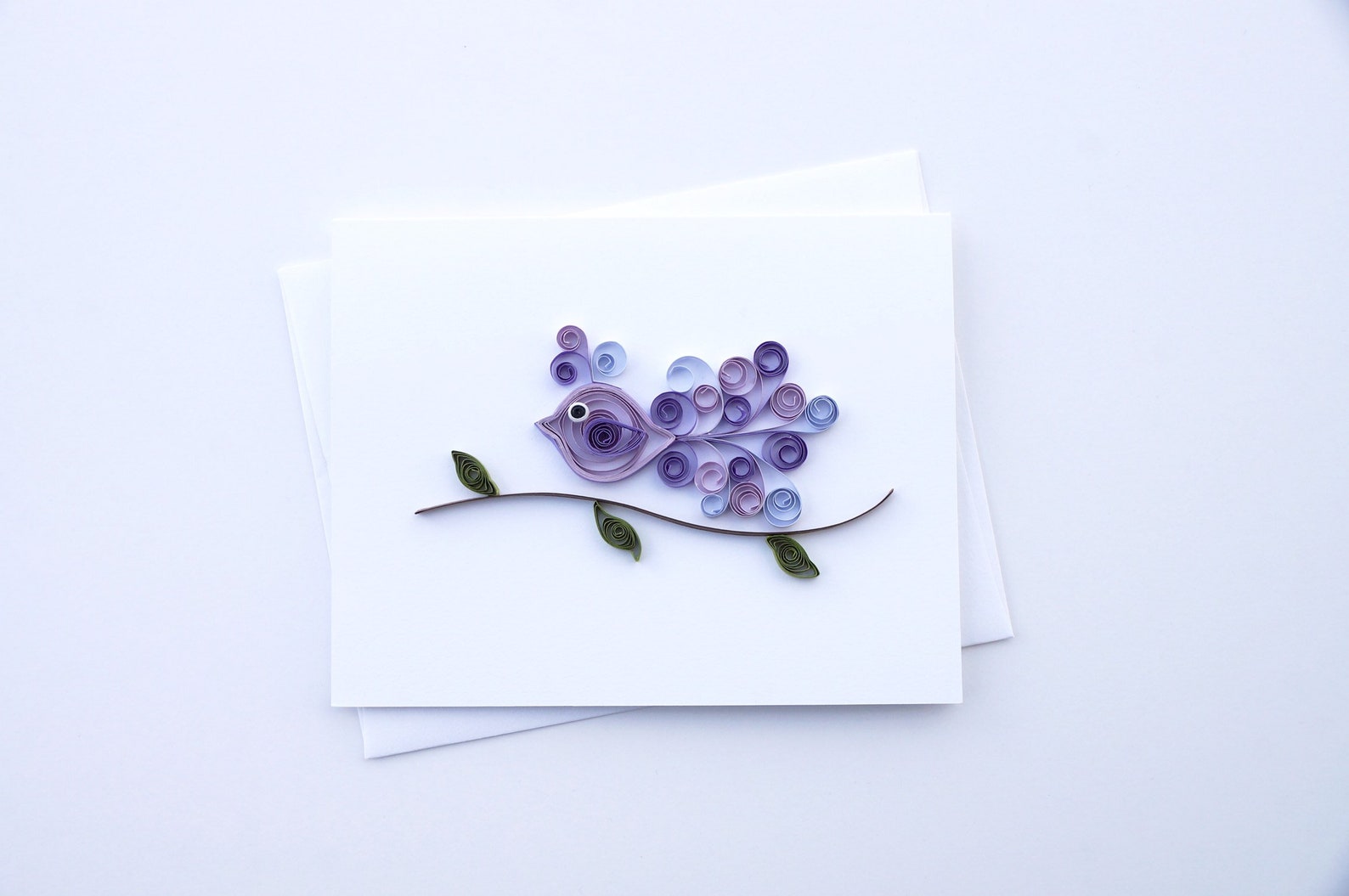Quilled Bird Fancy Bird Card Quilled Card Paper Quilling Handmade Card ...